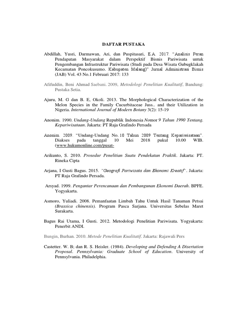 Daftar Pustaka - 7 | PDF