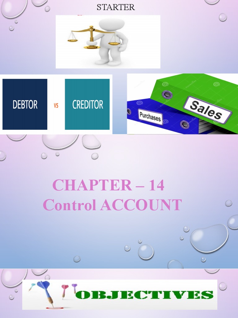 Chapter 14 - Control Account | PDF | Ledger | Banks