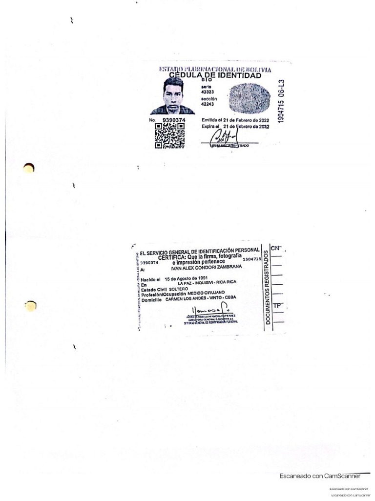 Documentos Personales | PDF