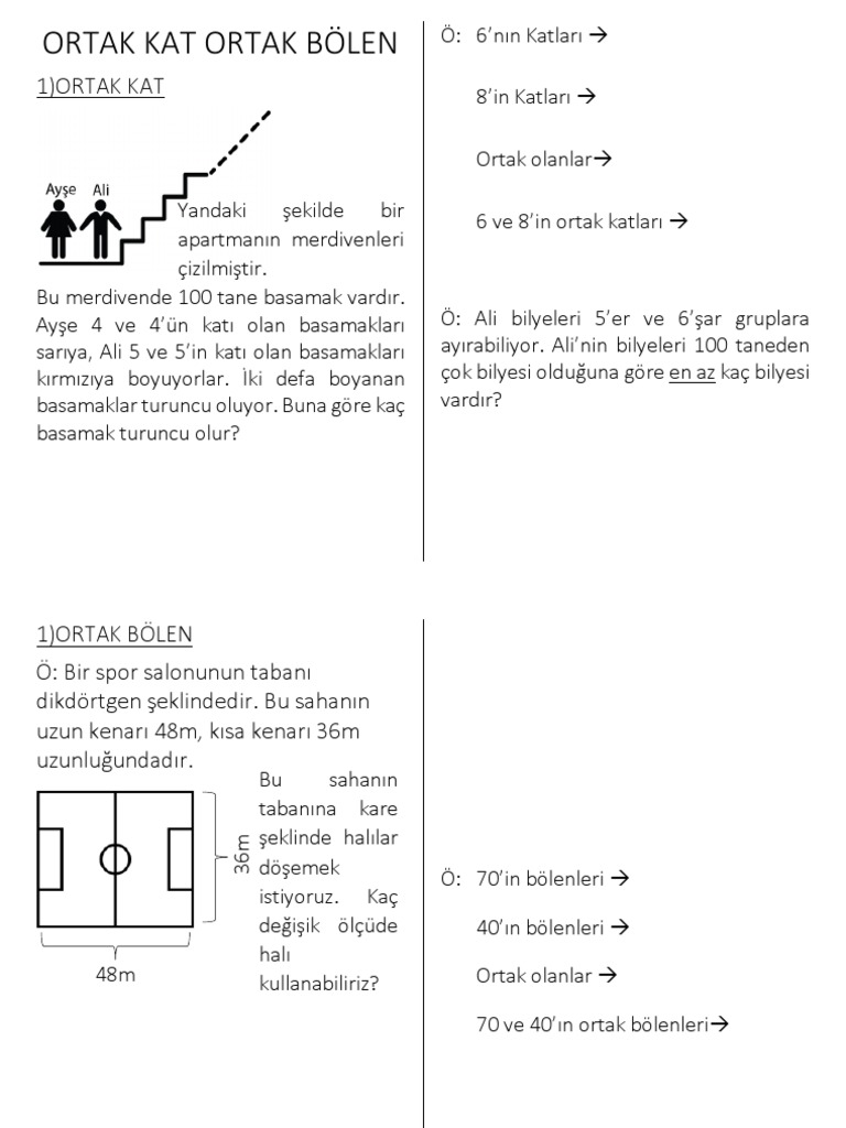 Ortak Kat Ortak Bölen | PDF