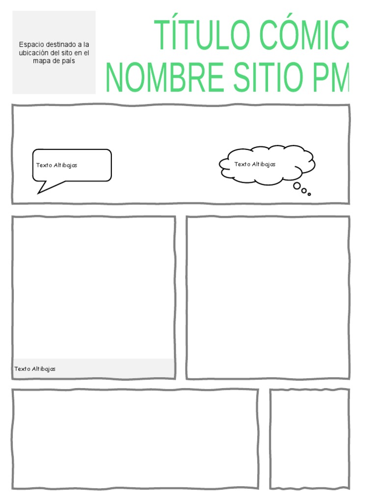 Comic Plantilla Diseño | PDF