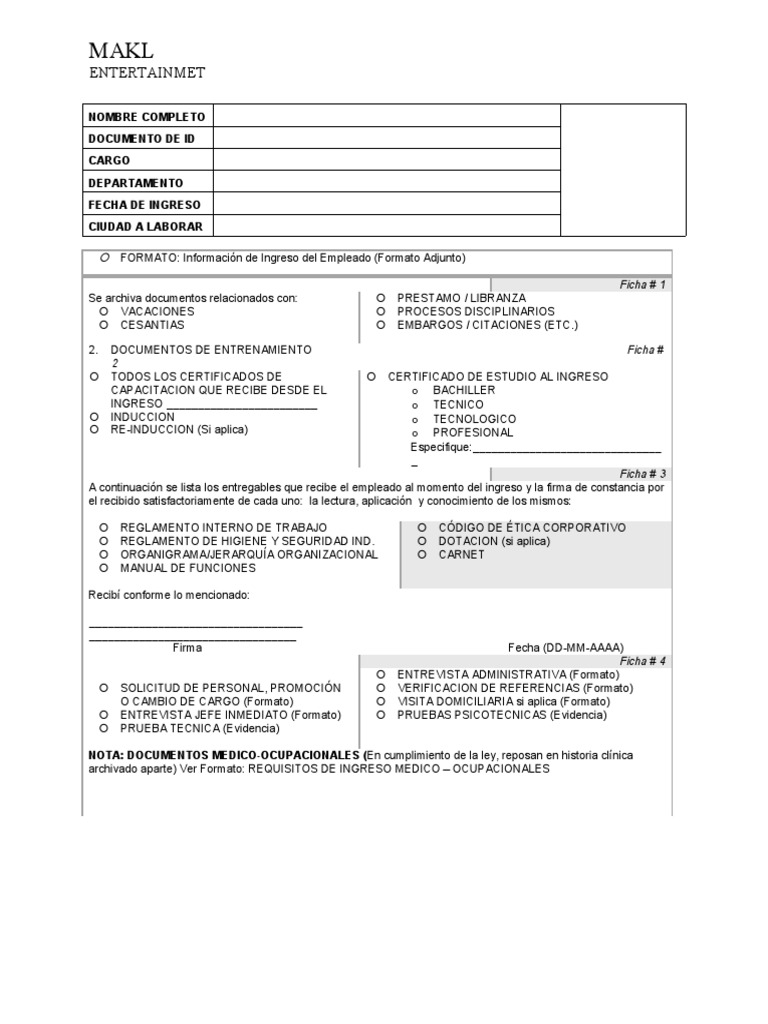 Expediente Laboral | PDF