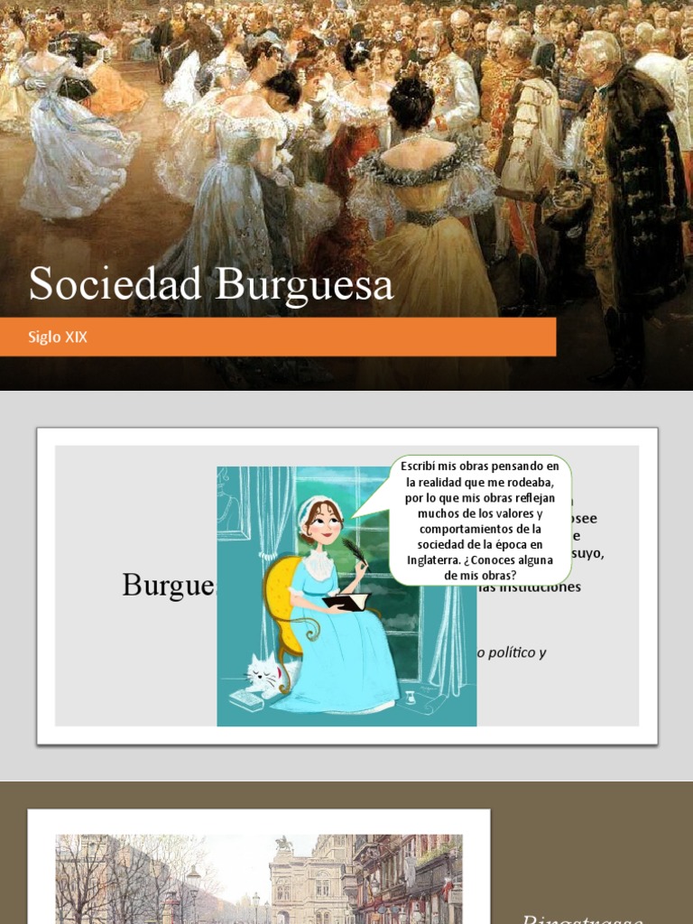 Sociedad Burguesa: Siglo XIX | PDF | Ciencias sociales