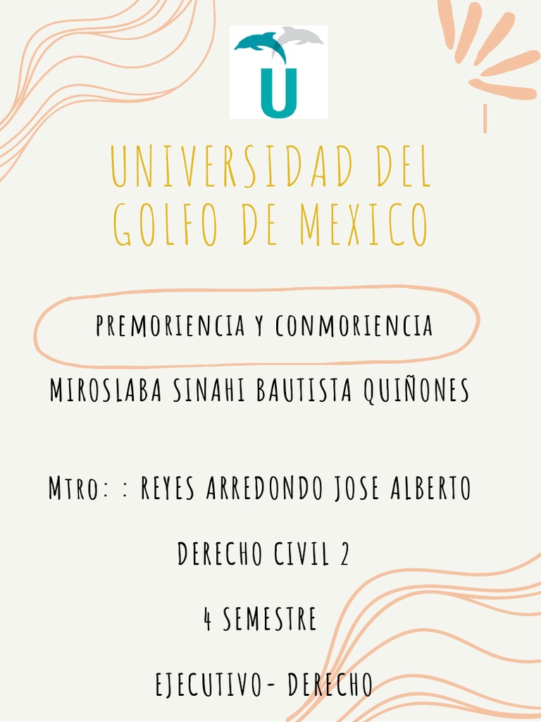 Premoriencia y Conmoriencia | PDF | Herencia | Teoría