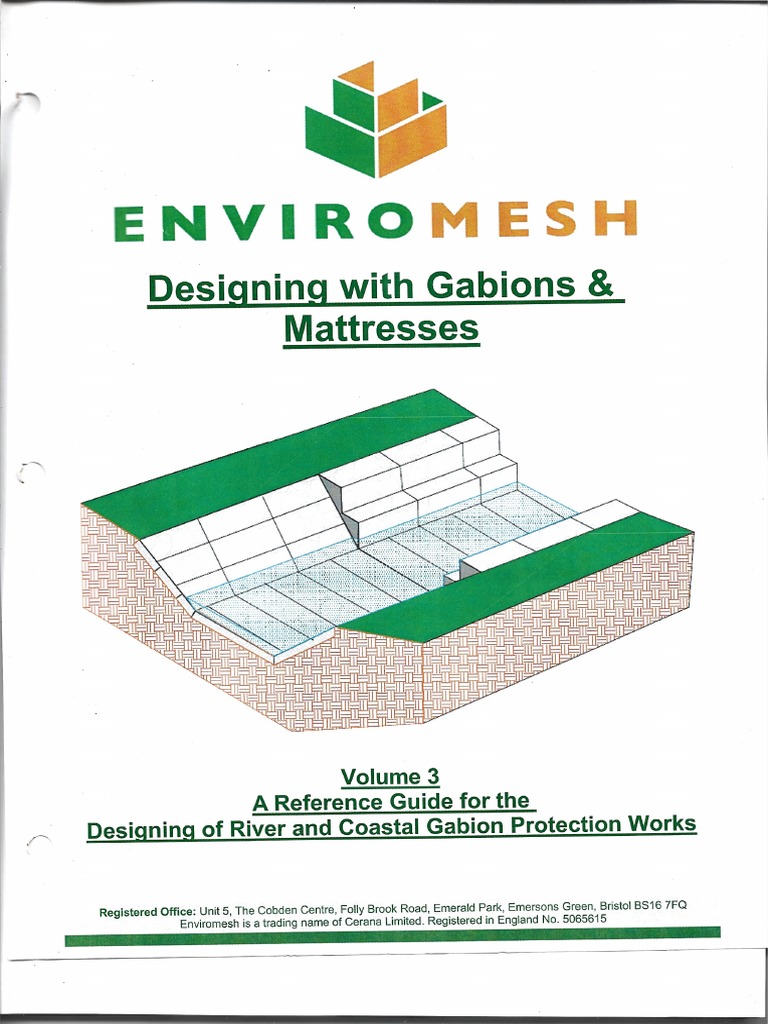 Designing With Gabions and Mattresses - Vol 3 | PDF