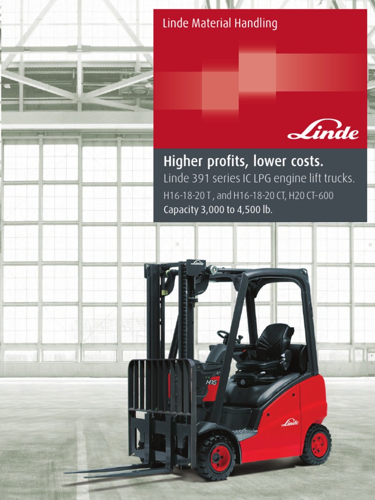 Linde 391 Series Forklift Overview | PDF | Truck | Engines