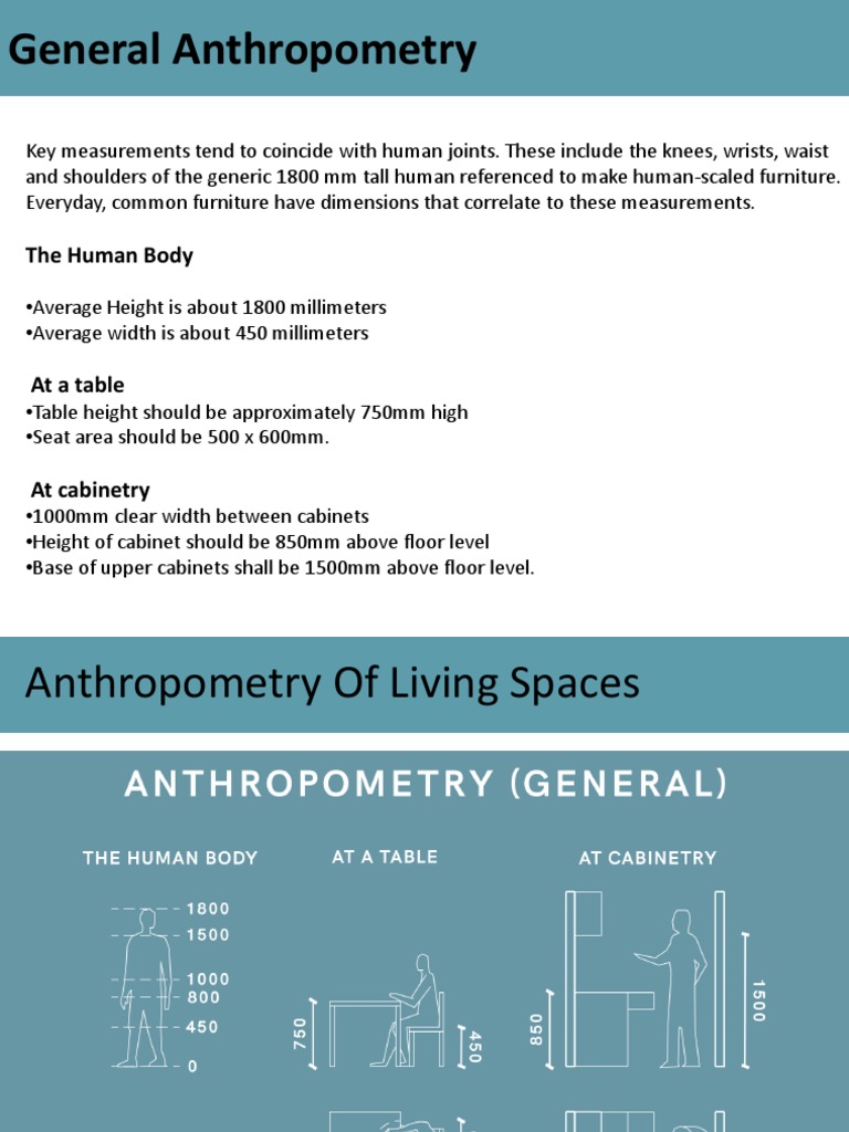 1 Anthropometry | PDF