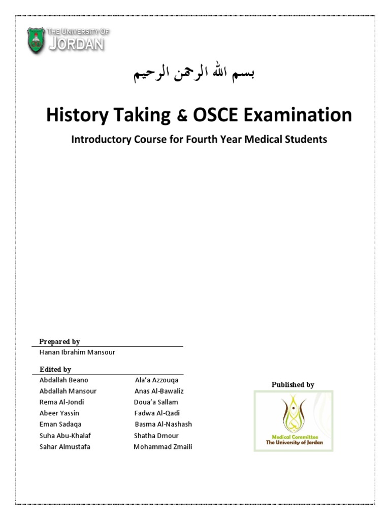 History Taking History Taking & OSCE Examination OSCE Examination | PDF | Hand | Blood Pressure