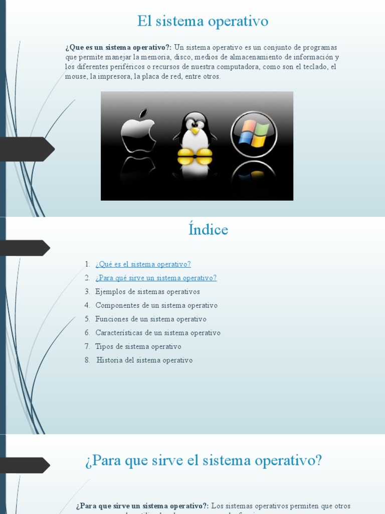 El Sistema Operativo | PDF | Sistema operativo | Ingeniería de software El Sistema Operativo | PDF | Sistema operativo | Ingeniería de software