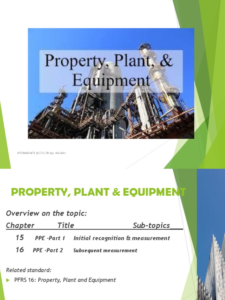 15 Ppe Part 1 Pdf Cost Fair Value