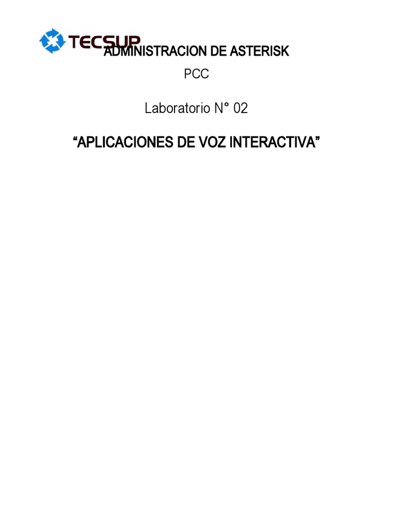 LAB03 - Aplicaciones de Voz Interactiva-1 - 8 | PDF | Archivo de computadora | Software de la ...