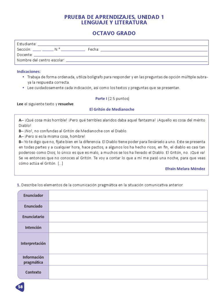 8.º Grado - U1 - U8 | PDF | Poesía | Júpiter