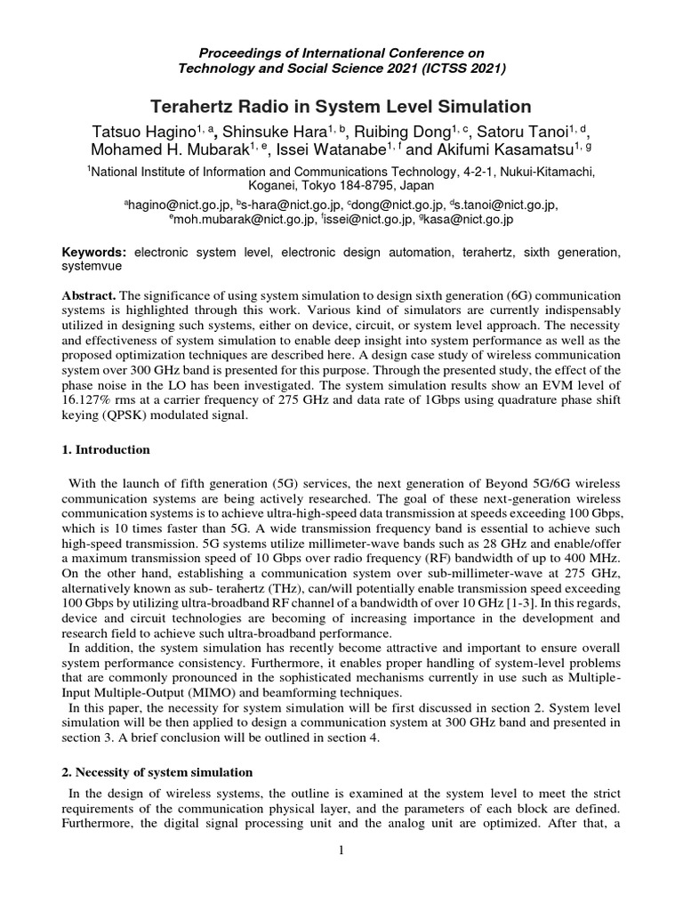 6G en SystemVue | PDF | Modulation | Sampling (Signal Processing)