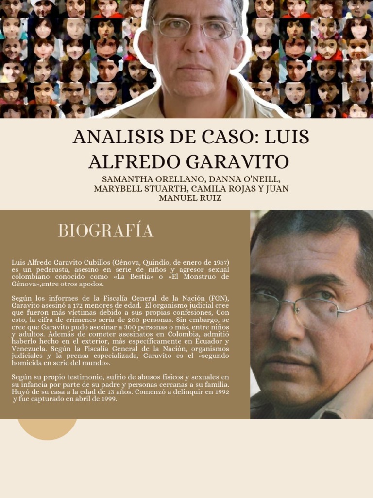 Analisis Caso Garavito | PDF | Comportamiento | Crímenes