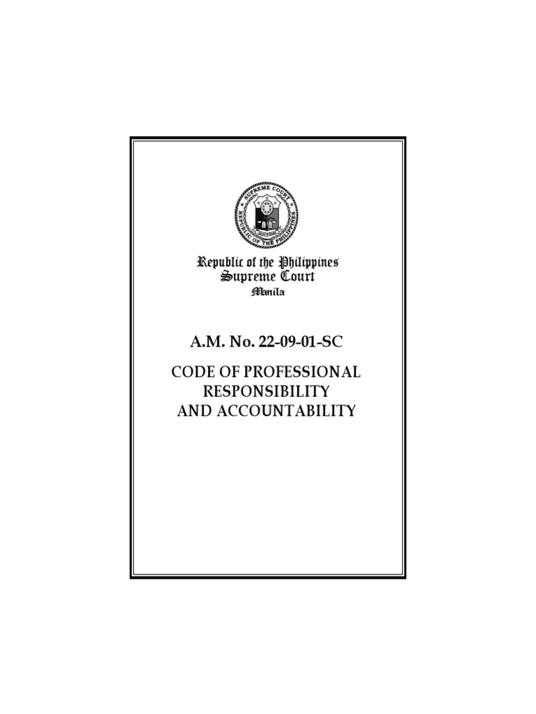 New Code of Professional Responsibility | PDF | Lawyer | Practice Of Law
