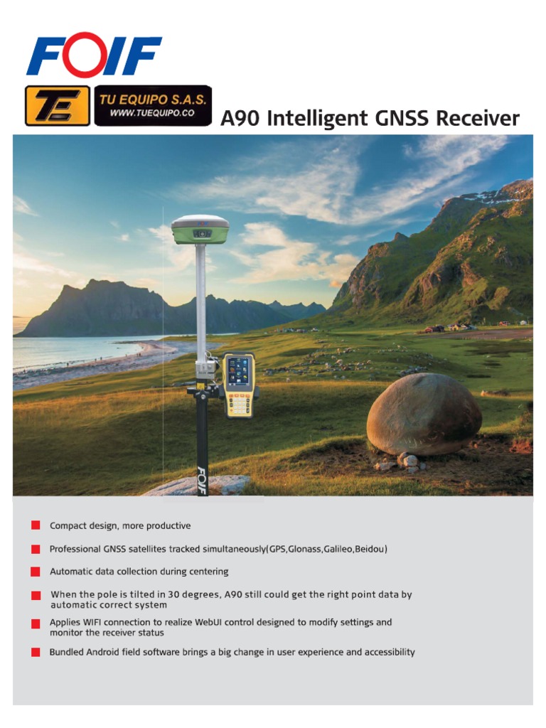 Ficha Tecnica Gps Gnss Foif A90 | PDF