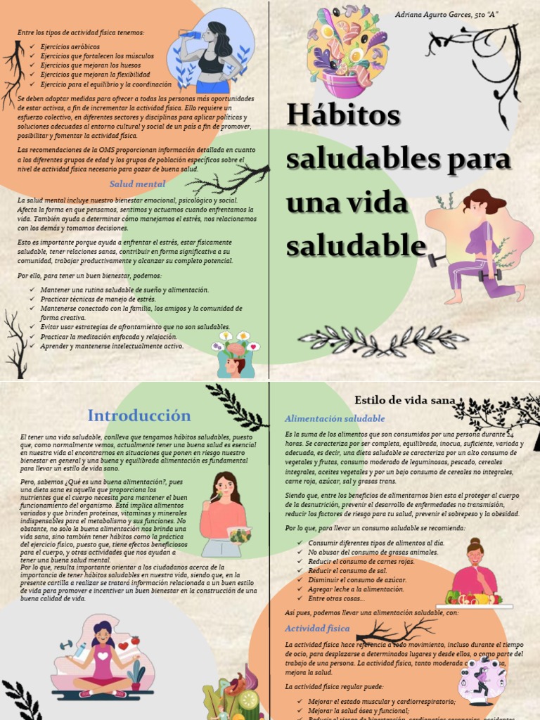 Hábitos Saludables para Una Vida Saludable: Salud Mental | PDF | Dieta ...
