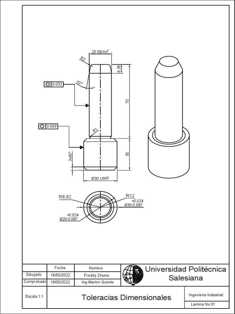 Tolerancias Dimensionales | PDF
