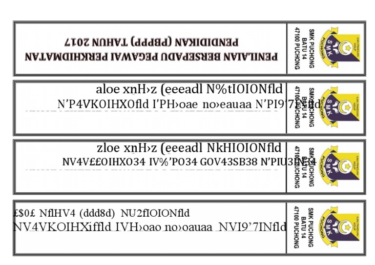 Contoh Tulang Fail 40mm | PDF