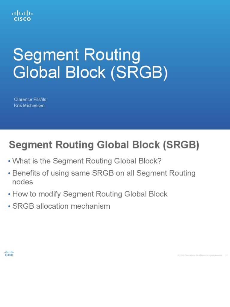0030 SR TOI SRGB - v10 | PDF | Networking | Multiprotocol Label Switching