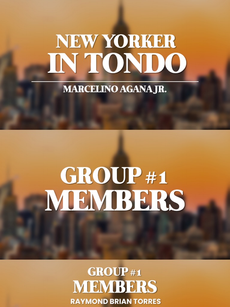 New Yorker in Tondo | PDF