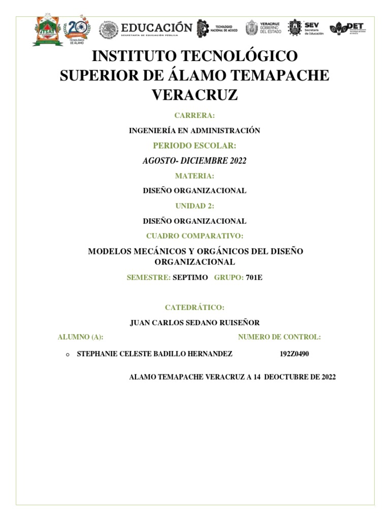 Cuadro Comparativo U2 | PDF Cuadro Comparativo U2 | PDF