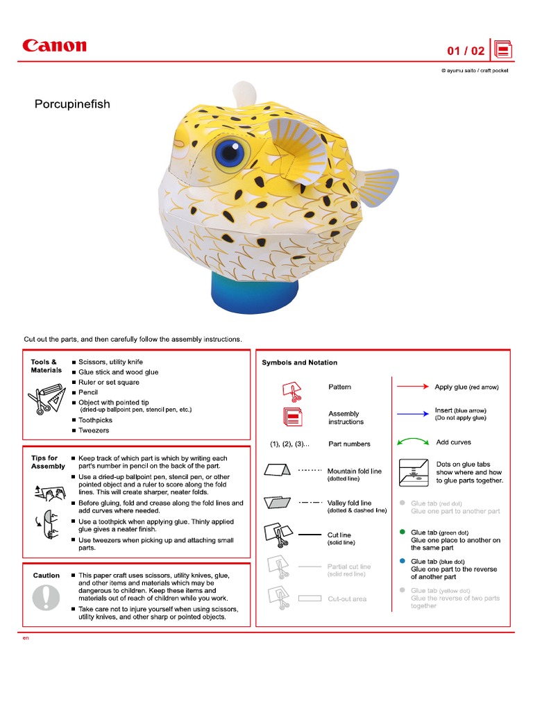 Instructivo Pez Globo | PDF
