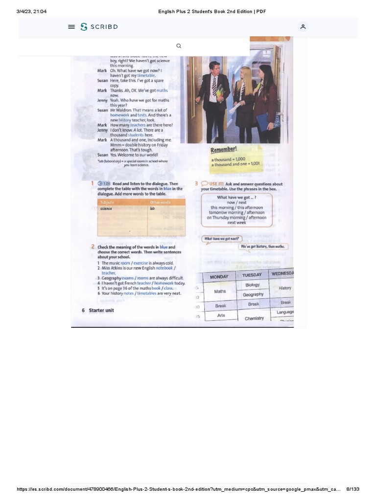 English Plus 2 Student's Book 2nd Edition - PDF | PDF