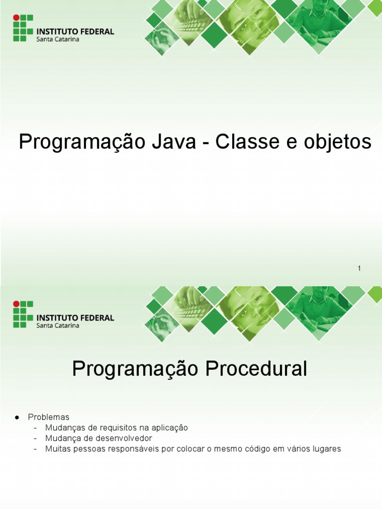 3 - Classes e Objetos | PDF | Classe (programação de computadores ...