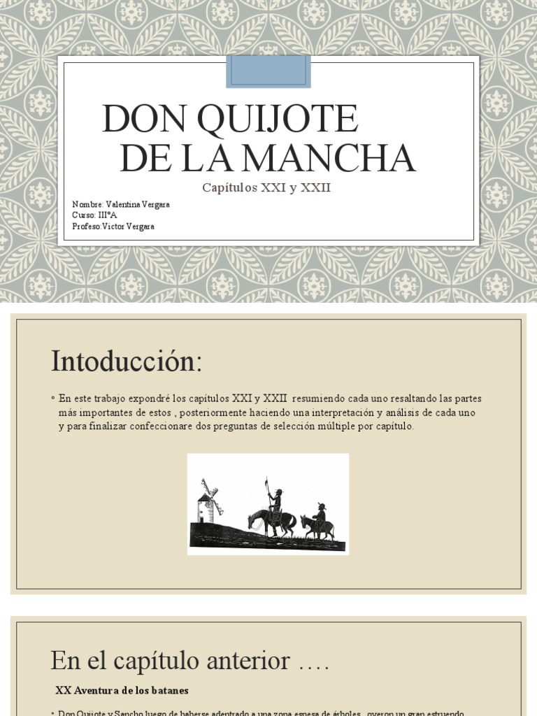 Don Quijote de La Mancha: Capítulos XXI y XXII | PDF | Don Quijote | Galera