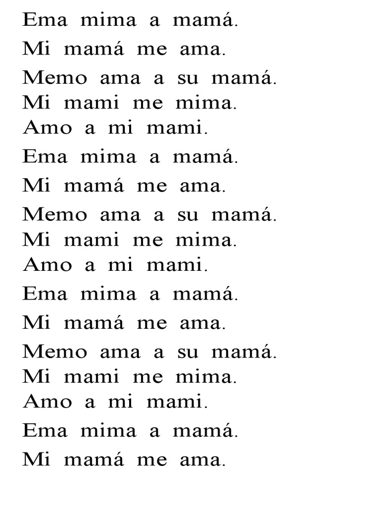 Ema Mima A Mamá | PDF