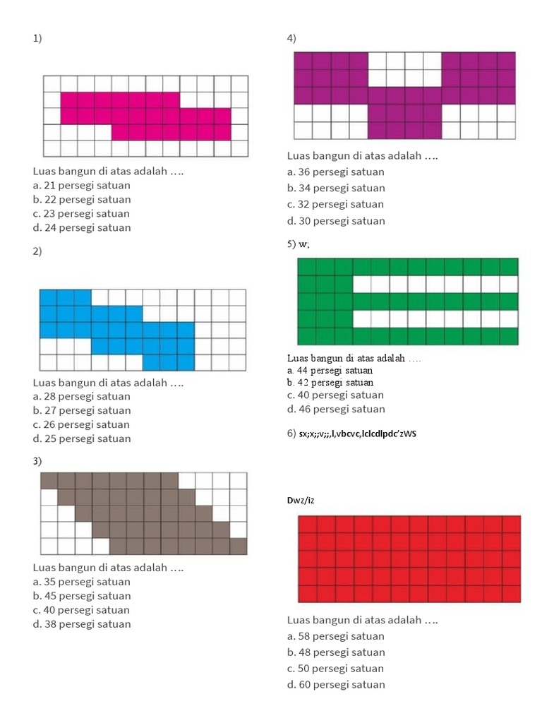Soal Luas Pdf