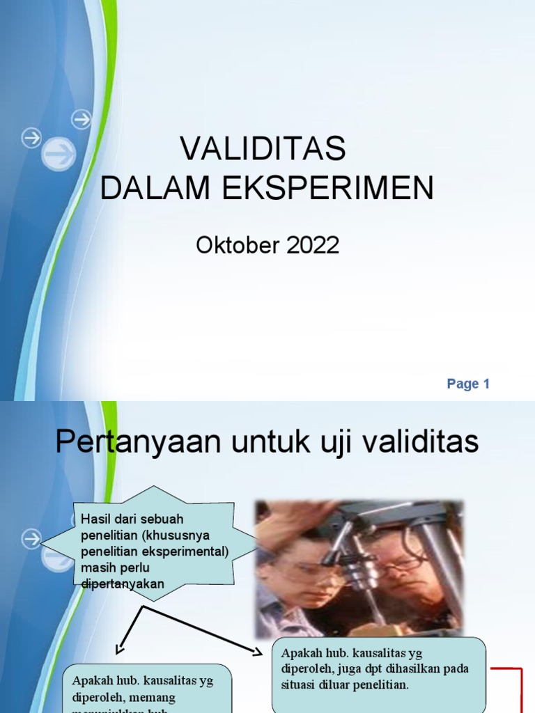 validitas-penelitian-eksperimen (2) | PDF