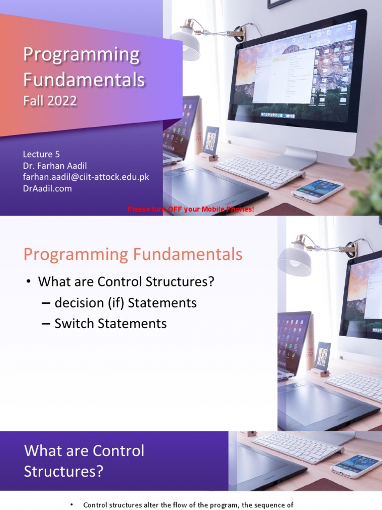 Lecture 05 Pdf Control Flow Computer Science