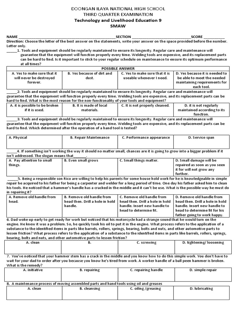 Mdat Third Periodic Exam | PDF | Cost Of Living | Bearing (Mechanical)