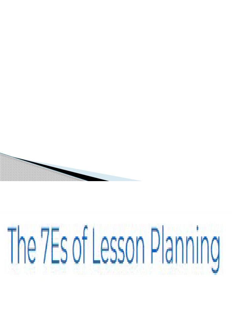 7 E's | PDF | Learning | Evaluation