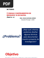 ISSM COREQ Checklist (Español) | PDF