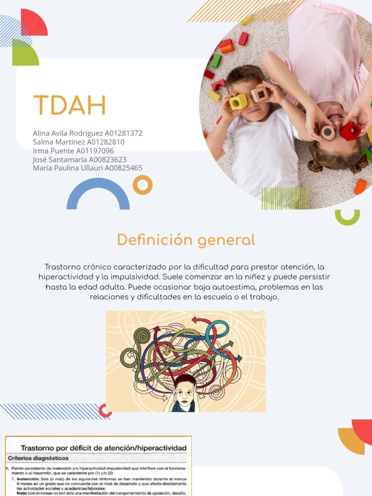 Comprendiendo el TDAH y su impacto | PDF | Sinapsis | Desorden ...