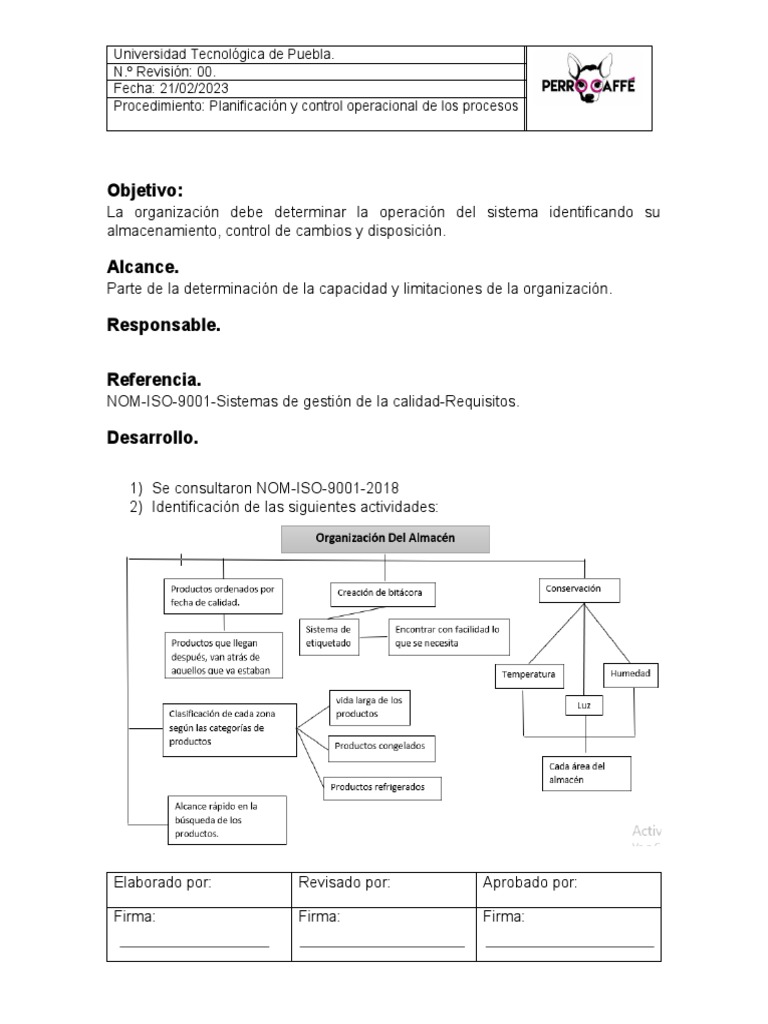 Planificación y Control Operacional de Los Procesos | PDF Planificación y Control Operacional de Los Procesos | PDF