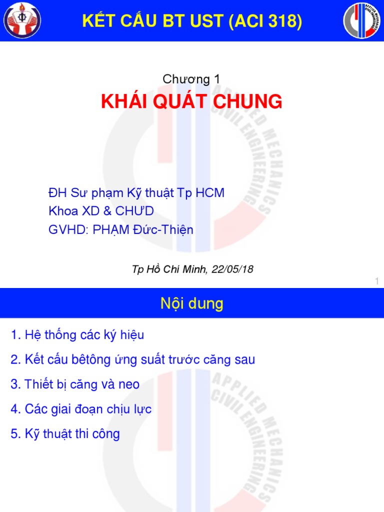 Khái Quát Chung: Kết Cấu Bt Ust (Aci 318) | PDF