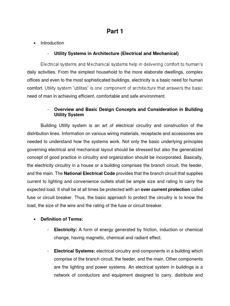 Building Utility Systems Overview | PDF | Building | Sustainable ...