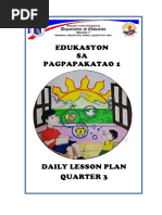 ESP 1 QUARTER 3 WEEK 4 Pagsunod Sa Utos NG Magulang at Nakakatanda | PDF