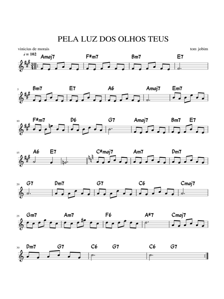 Pela Luz Dos Olhos Teus | PDF