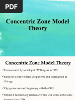 Burgess's Concentric Zone Model Explained | PDF | City | Urbanization