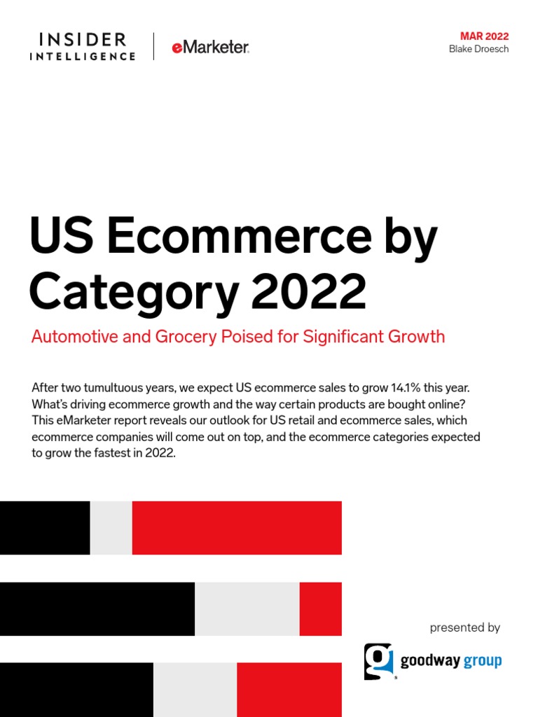 Emarketer US Ecommerce by Category 2022 Report | PDF | E Commerce | Retail