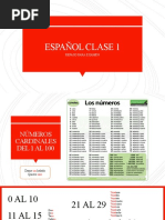 Español A1 | PDF | Lingüística