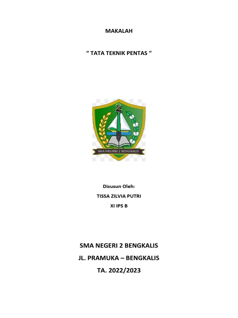 Makalah Tata Teknik Pentas Tissa | PDF