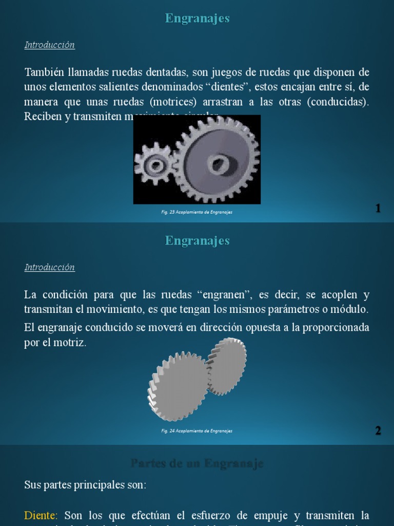 Engranajes | PDF | Engranaje | Vehículos