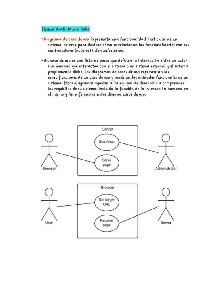 Diagramas Enfoque | PDF | Lenguaje de modelado unificado | Caso de uso