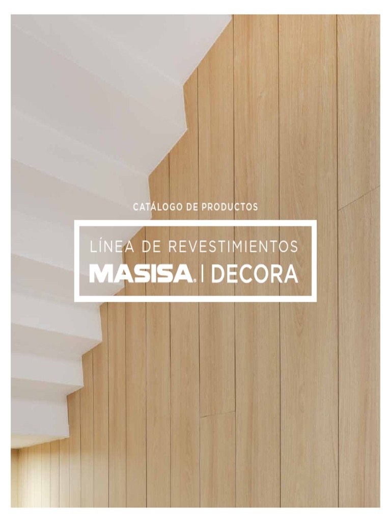 Catálogo MASISA Decora | PDF | Revestimiento | Madera